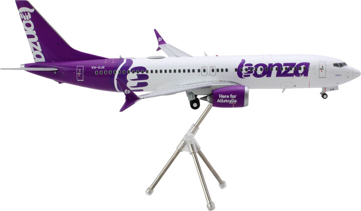 Boeing 737 MAX 8 Commercial Aircraft "Bonza Aviation" (VH-UJK) White ...