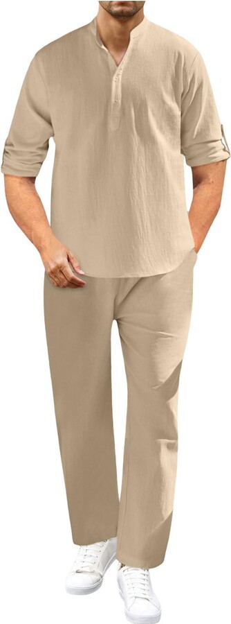 Generic Men Tracksuit Set Cozy Mens Black Suit Insulating Tracksuit ...