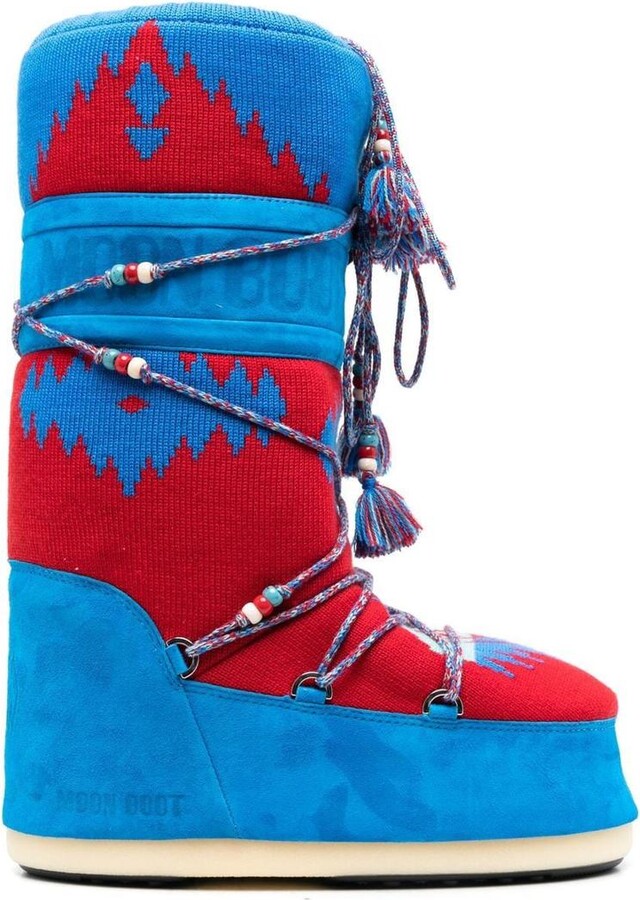 Alanui Leather Moon-Boot - ShopStyle Ankle Boots