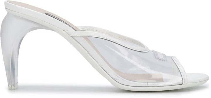 Misbhv PVC plexiglass heel sandals - ShopStyle