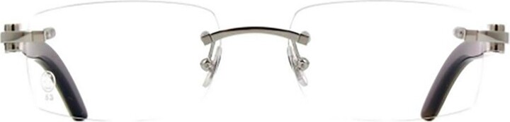 Cartier Rimless Rectangular Frame Glasses - ShopStyle Eyeglasses