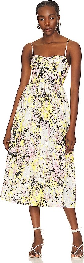 Karina Grimaldi Allegra Print Midi Dress - ShopStyle