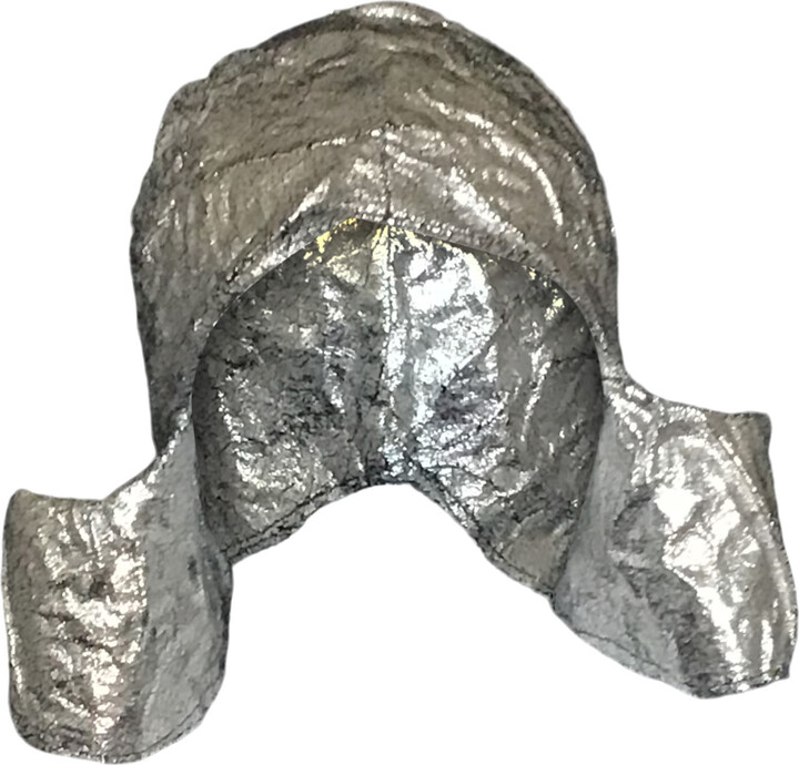 Romer Millinery Morphy Silver Metallic Helmet - ShopStyle Hats