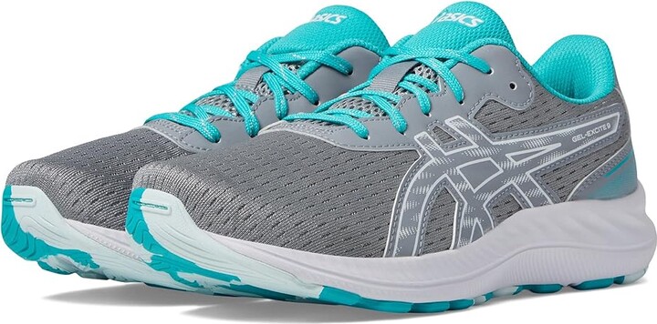 ASICS Kids GEL-Excite 9 GS (Little Kid/Big Kid) (Sheet Rock/White) Girl ...
