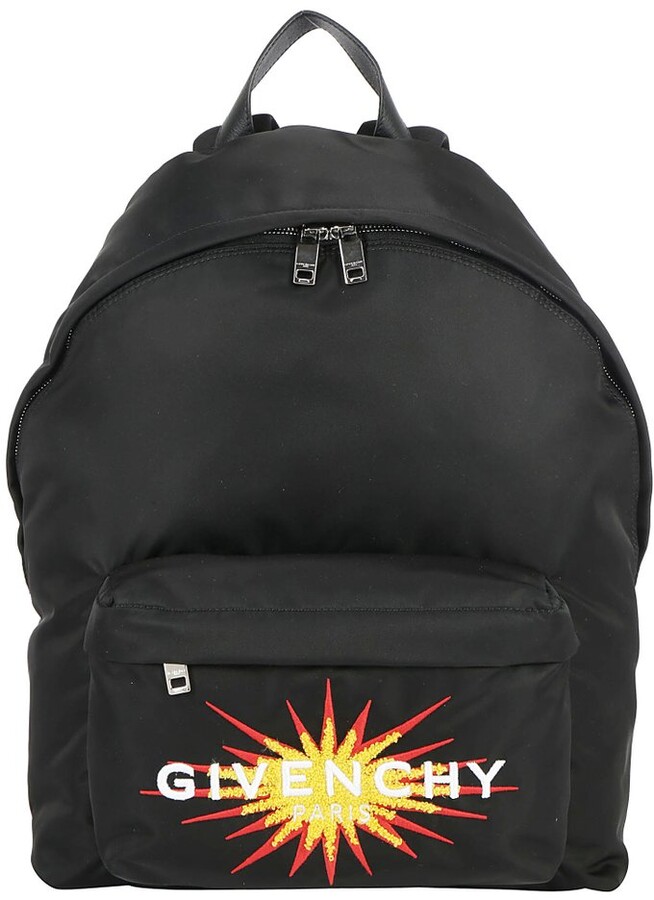 Givenchy Logo Embroidered Backpack - ShopStyle