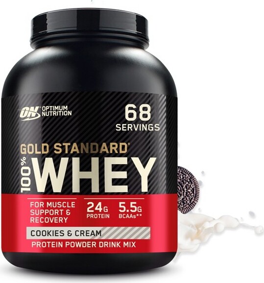 Optimum Nutrition, Gold Standard 100% Whey Protein Powder, Cookies ...