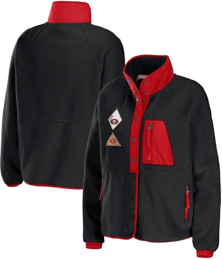 Women's WEAR by Erin Andrews Black San Francisco 49ers Polar Fleece ...