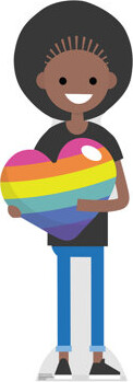 Advanced Graphics LGBT Female Cartoon Pride Cardboard Standup - ShopStyle