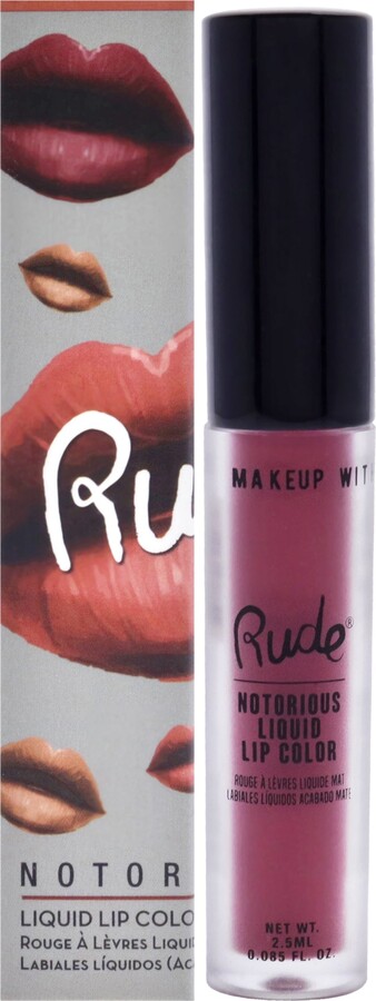 Notorious Rich Long Liquid Lip Color - Wicked Thoughts by Rude ...