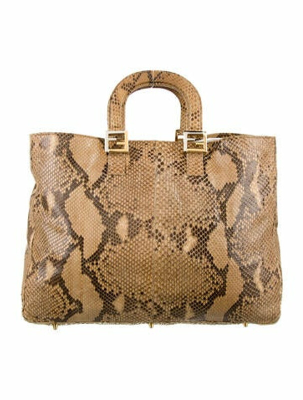 Fendi Python Twins Tote - ShopStyle