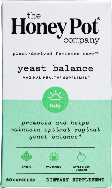 The Honey Pot Company The Honey Pot Yeast Balance Supplements - 60ct ...