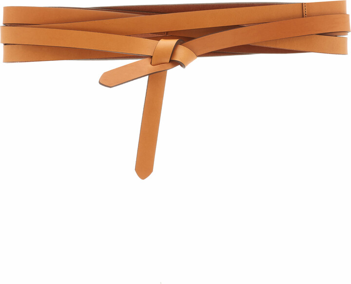 Isabel Marant Lonny Wrap-Around Leather Belt - ShopStyle