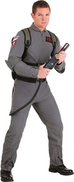 HalloweenCostumes.com Large Men Ghostbusters 2 Men's Cosplay Costume., Black/Red/Gray ...