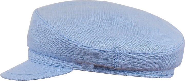 Sterkowski Pireus Cap | 100% Linen Sailor Hat | Vintage Barge Cap ...