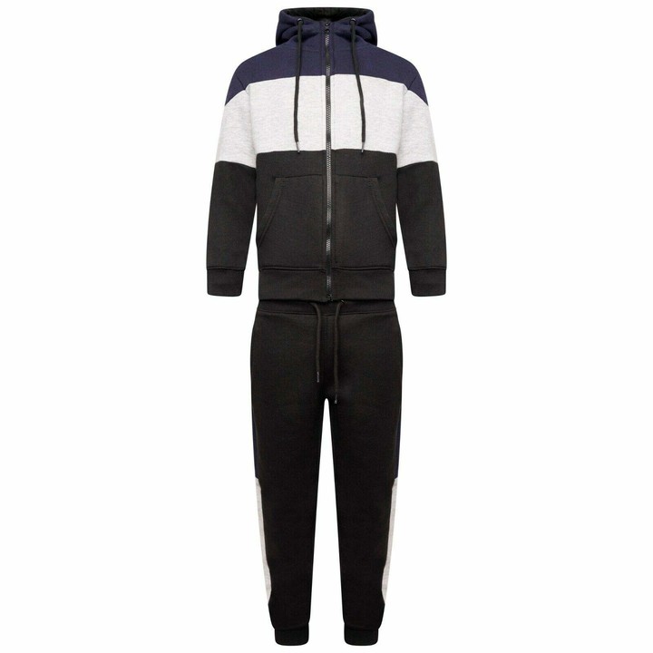 Style Spot Boys' 2-Piece Athletic Fleece Tracksuit Set with Zip Up ...