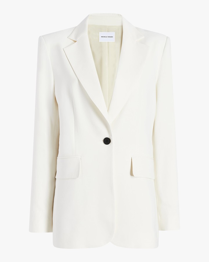 Michelle Waugh The Dixie Oversized Shoulder Blazer - ShopStyle Women's ...