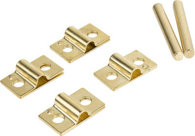 UNIQANTIQ HARDWARE SUPPLY Brass Plated American Style Mirror Mounting ...