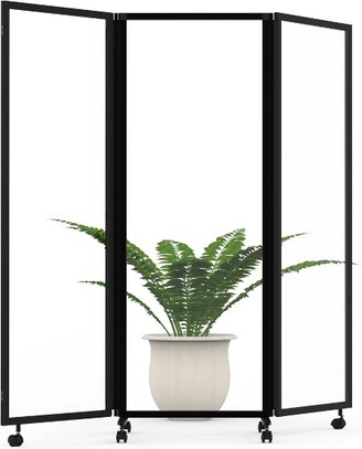 Stand Up Desk Store ReFocus Three-Panel Trifold Acoustic Fabric Room ...