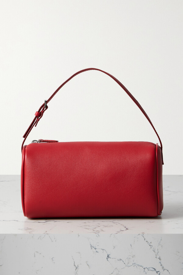 The Row 90s Small Leather Tote - Red - ShopStyle