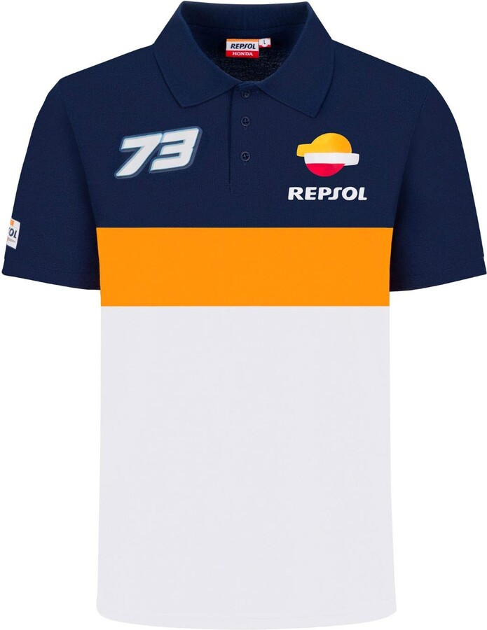 Repsol Official MotoGP Honda Racing Alex Marquez Polo - White - XL ...