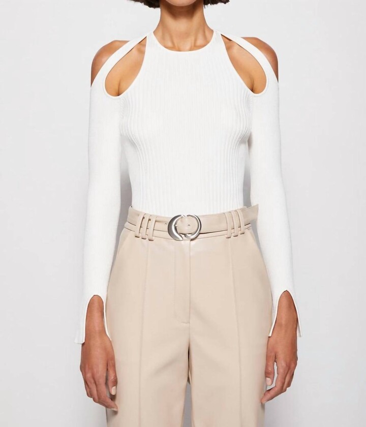 Jonathan Simkhai Isabella Top In White - ShopStyle