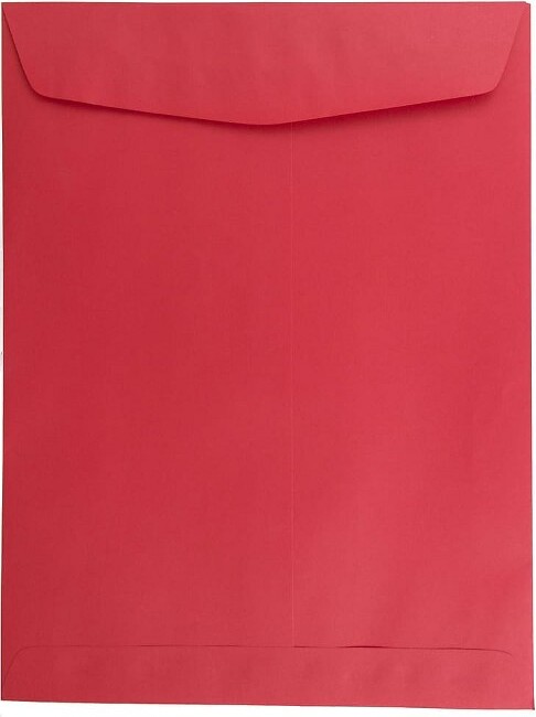 JAM Paper & Envelope JAM Paper Open End Catalog Envelope 9"" x 12"" Red ...