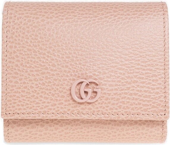 Gucci Logo Plaque Compact Wallet - ShopStyle