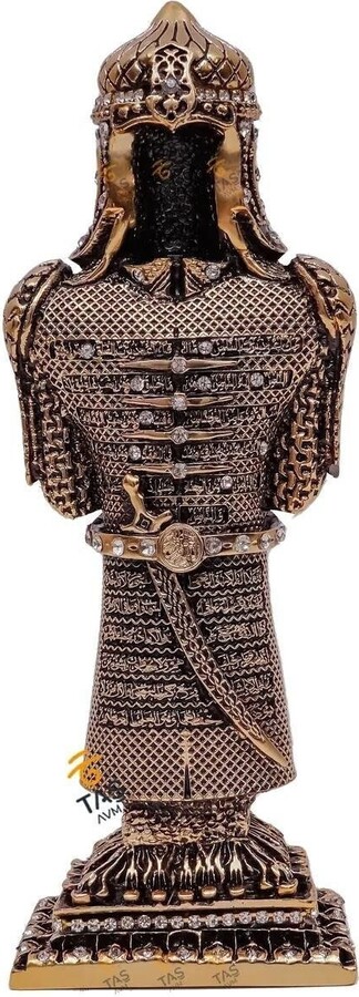 Etsy Ayete'l-Kursi, Nas & Felak Surahs Embroidered Warrior Statue ...