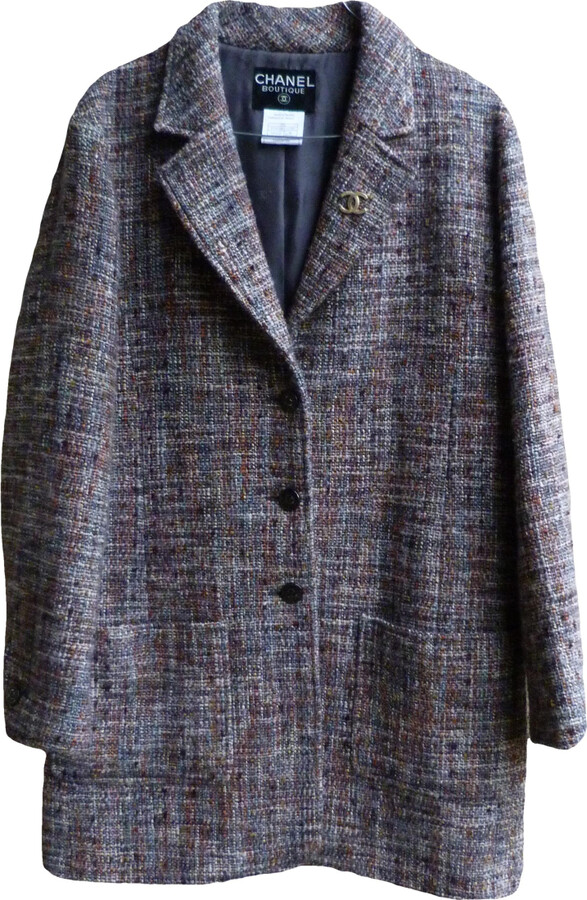 Chanel Tweed coat - ShopStyle
