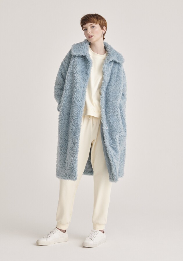 Paisie Long Teddy Bear Coat - ShopStyle