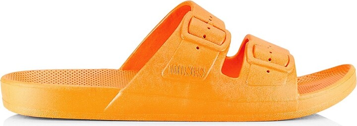Freedom Moses Turtle Two-Strap Slide Sandals - ShopStyle
