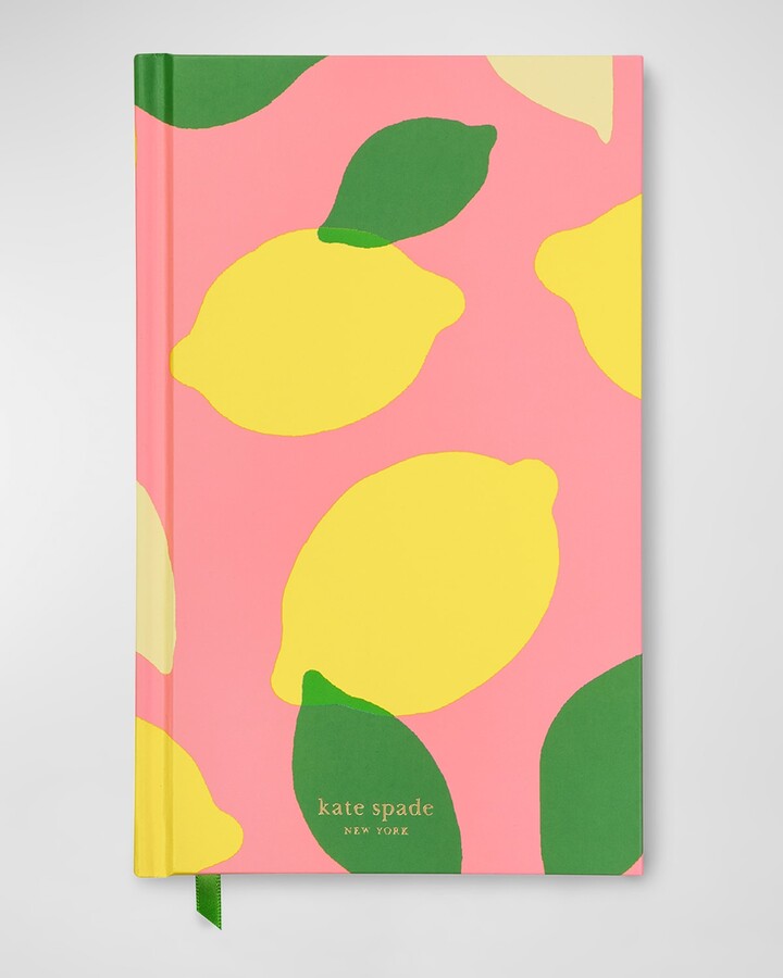 Kate Spade Paper Wrapped Journal, Lemon Toss - ShopStyle Home Office ...