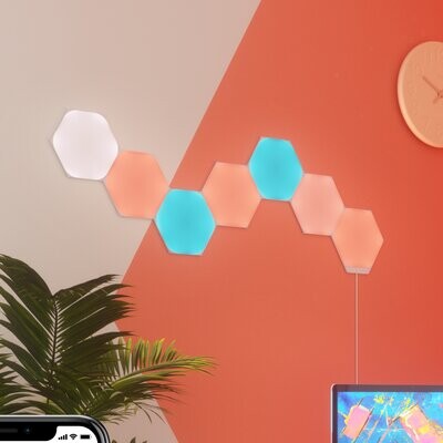 Nanoleaf Shapes Hexagons Smarter Kit 7 Panels Shopstyle Ceiling