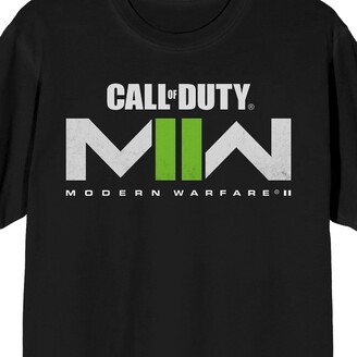 Call Of Duty Modern Warfare II MW2 Logo Men's Black T-shirt-XXL ...