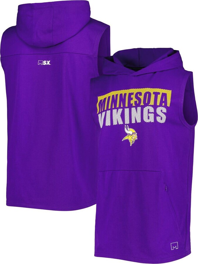 Men's Msx by Michael Strahan Purple Minnesota Vikings Relay Sleeveless ...