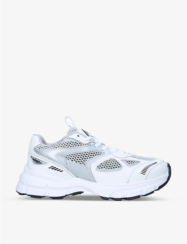 Axel Arigato Womens White/oth Marathon Runner Mesh and Leather Trainers ...