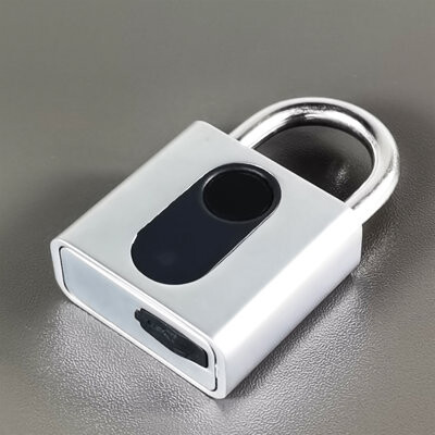 FixtureDisplays Fingerprint Padlock, Bluetooth Lock App Remote Access ...