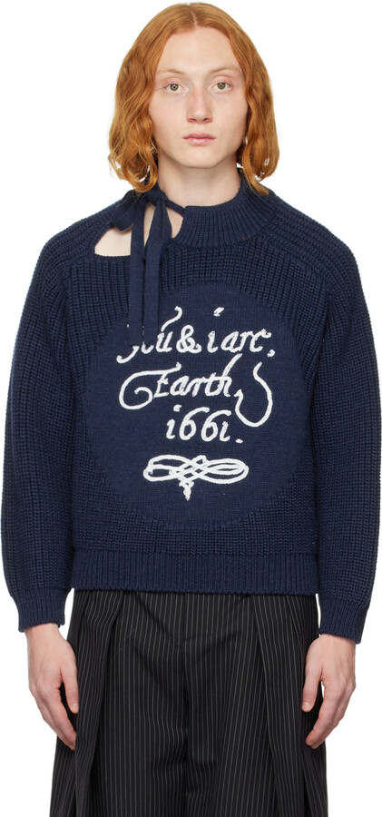 S.S.Daley Navy 'You & I Are Earth' Sweater - ShopStyle
