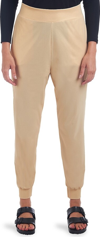 Chiara Boni La Petite Robe Kris Lame Joggers - ShopStyle Activewear Pants