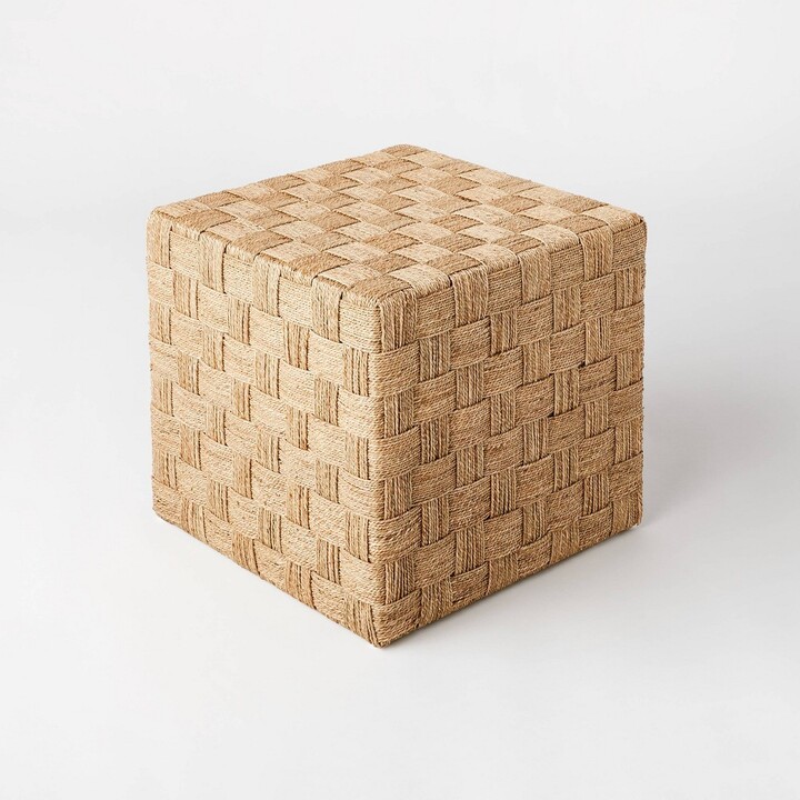 Threshold designed w/Studio McGee Lynwood Checkerboard Woven Cube ...