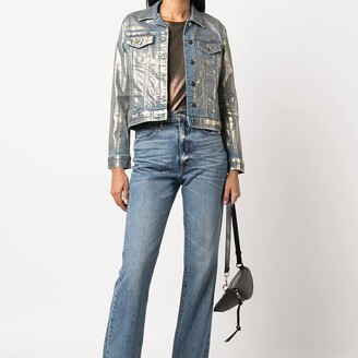 Madison.Maison Metallic Denim Jacket - ShopStyle
