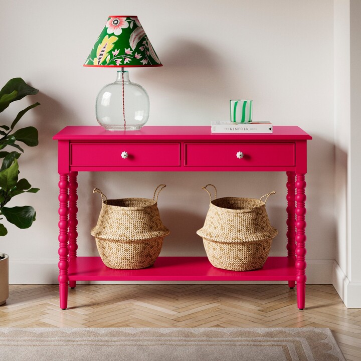 Dunelm Pippin Console Table Fuchsia - ShopStyle