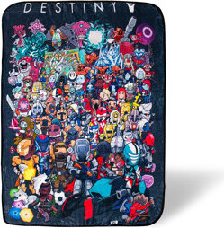 Surreal Entertainment Destiny Chibi Characters Lightweight Blanket ...