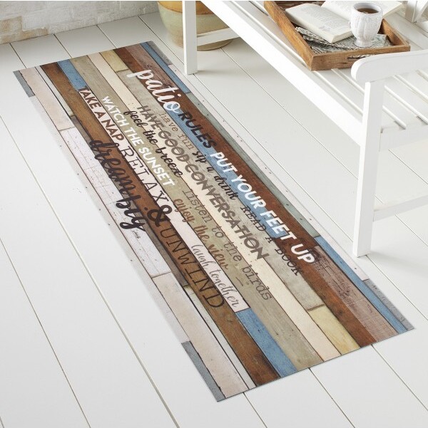 The Lakeside Collection Indoor/Outdoor Rules Collection - Patio ...