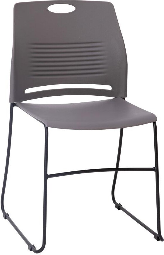 Emma+Oliver Arcana Series Heavy Duty 660 Lb. Capacity Ergonomic Polypropylene Stack Chair With ...