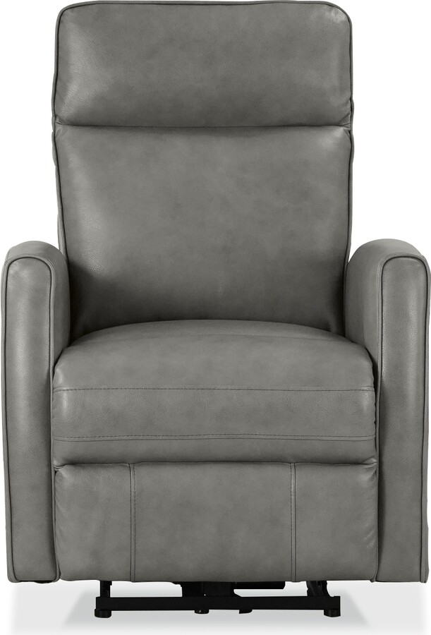 NINEDIN Modern Recliner Leather Power Recliner USB Port Glider Recliner ...