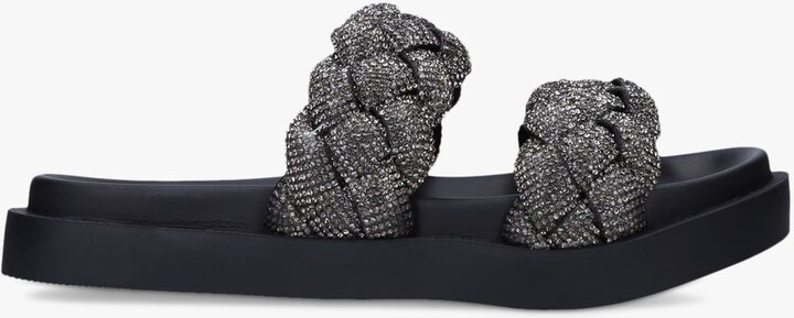 KG Kurt Geiger Rath Bling Slider Sandals - ShopStyle