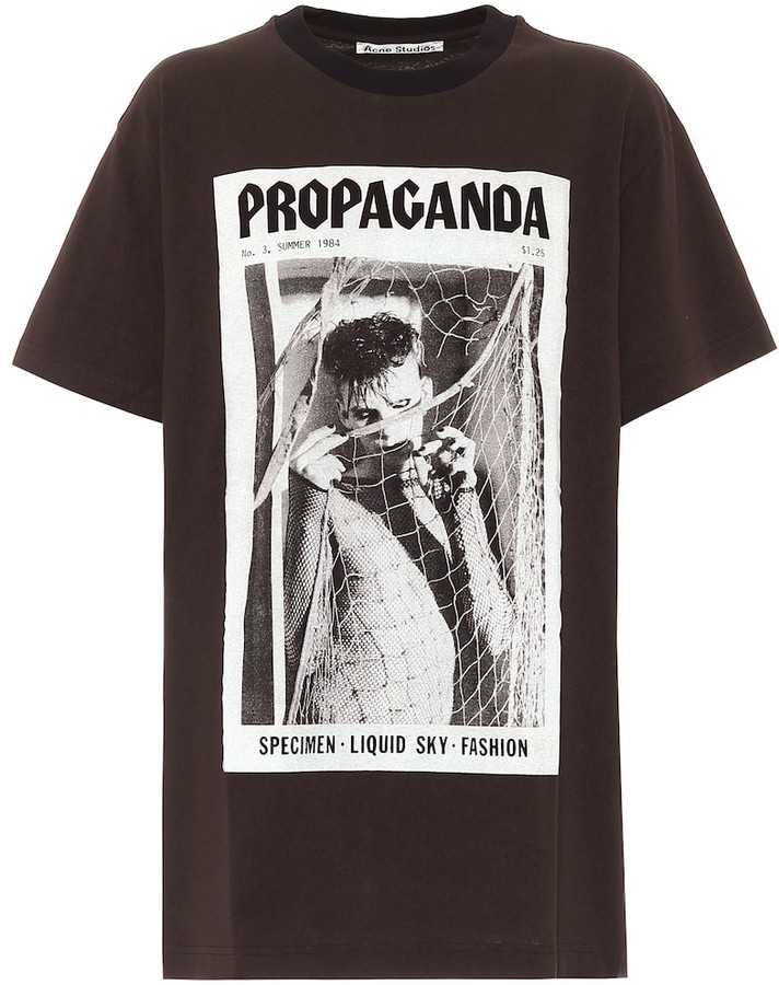 Acne Studios Propaganda Magazine T-shirt - ShopStyle