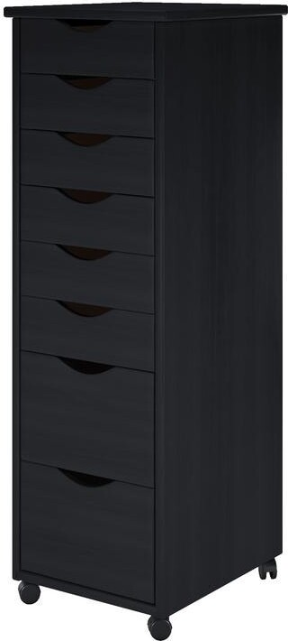 Adeptus Original Roll Cart, Solid Wood, 6 Plus 2 Drawer Narrow Roll ...