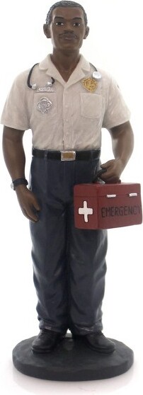 Positive Image Black Art 8.5 Inch Emergency Tech Male Black First Aid ...